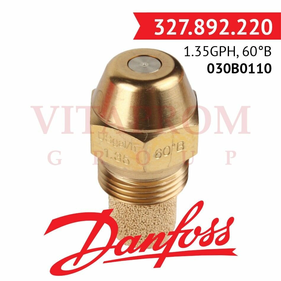 Форсунка Danfoss 1.35GPH, 60B, 030B0110 — фото 1
