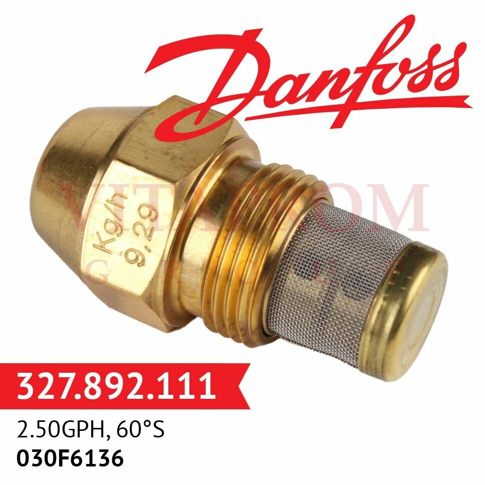 Форсунка Danfoss 2.50GPH, 60S, 030F6136 — фото 1