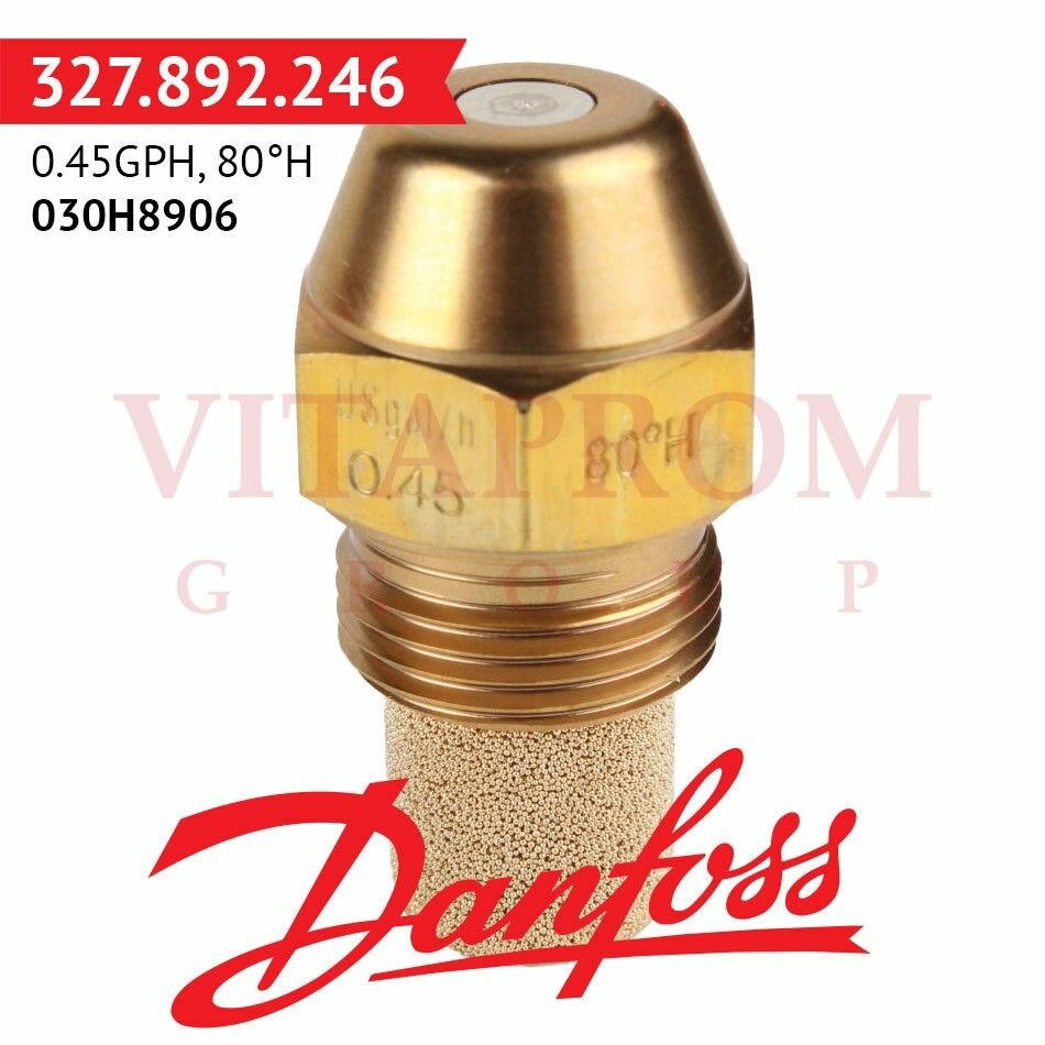 Форсунка Danfoss 0.45GPH, 80H, 030H8906 — фото 1