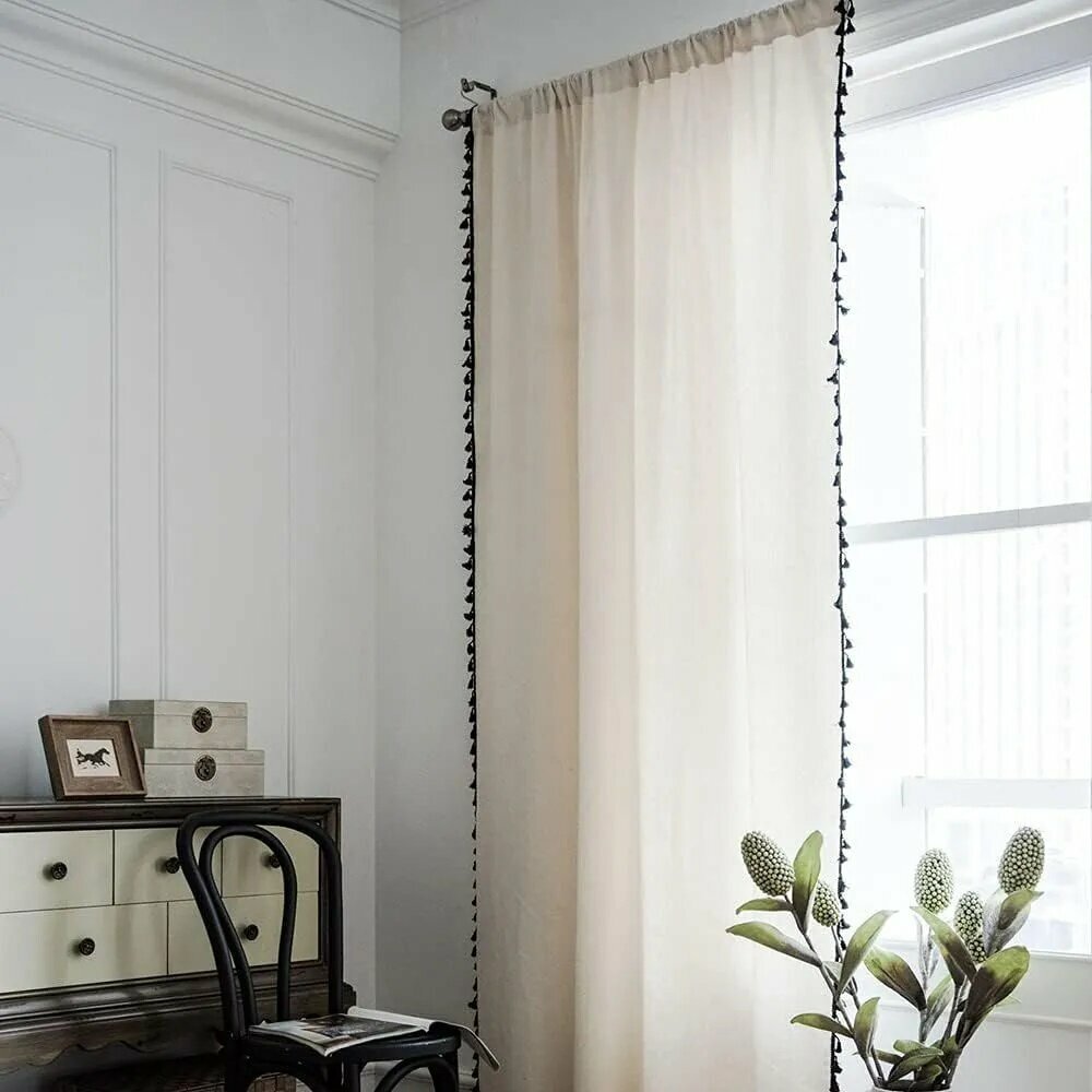 Штора 150х260 см крепление Кулиска белый