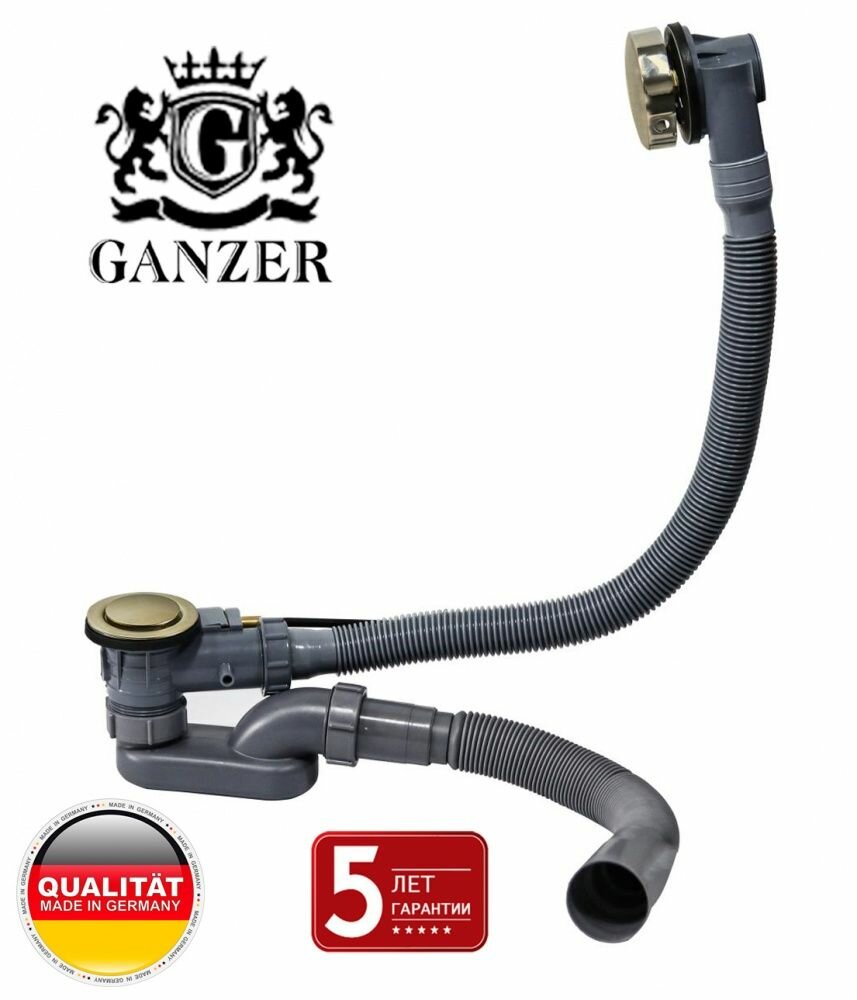 Пластиковая обвязка (полуавтомат) для ванны (бронза) GZ1299-D