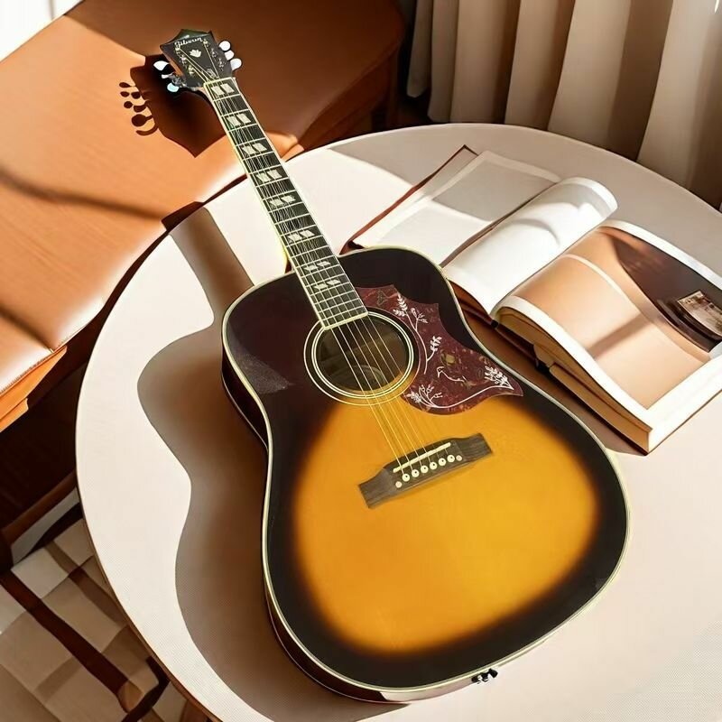 Акустическая гитара gibso трансакустическая гитара J730 6-струнная, корпус Красное дерево 41"