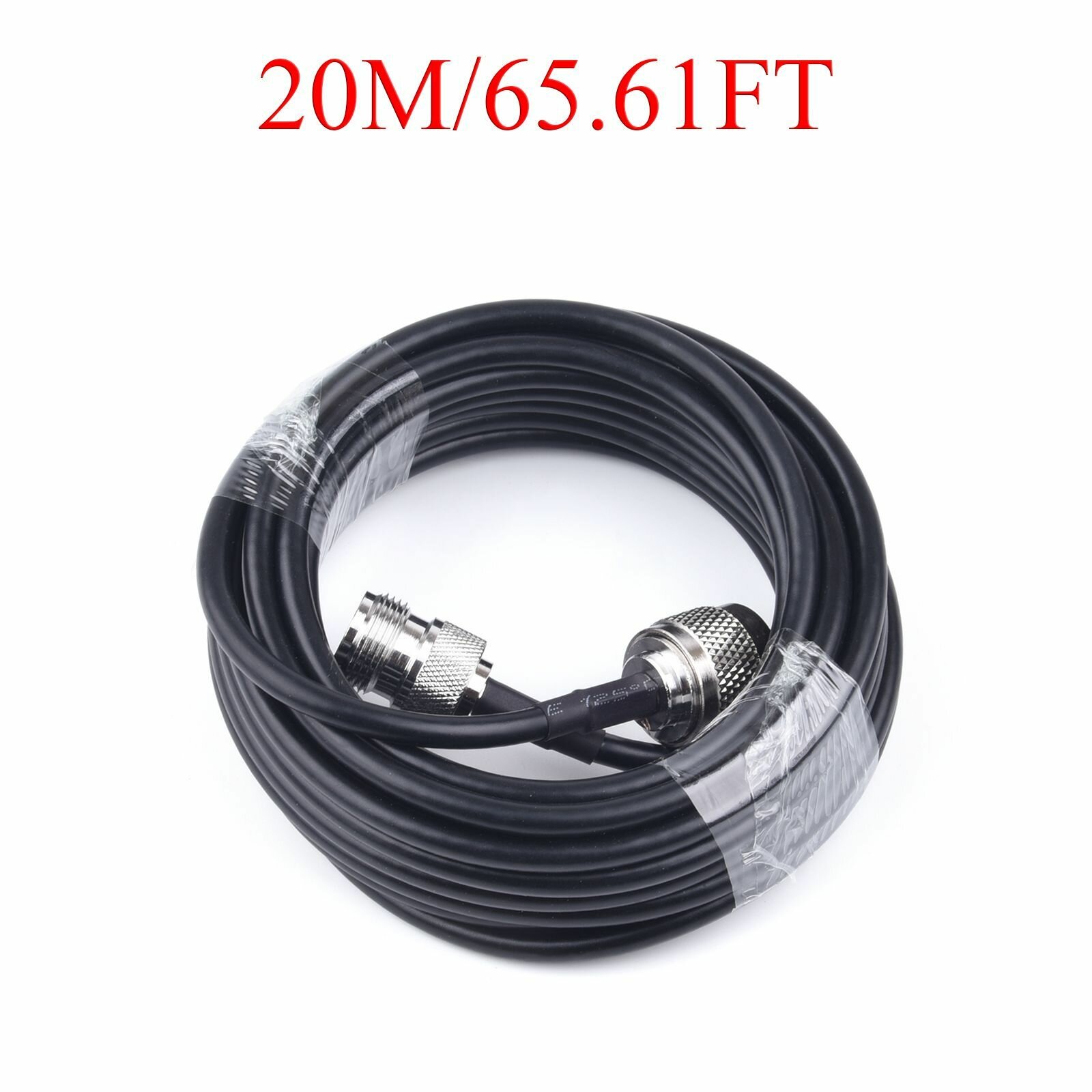 Удлинитель кабеля RF (coax)/RF (coax), 20 м, черный