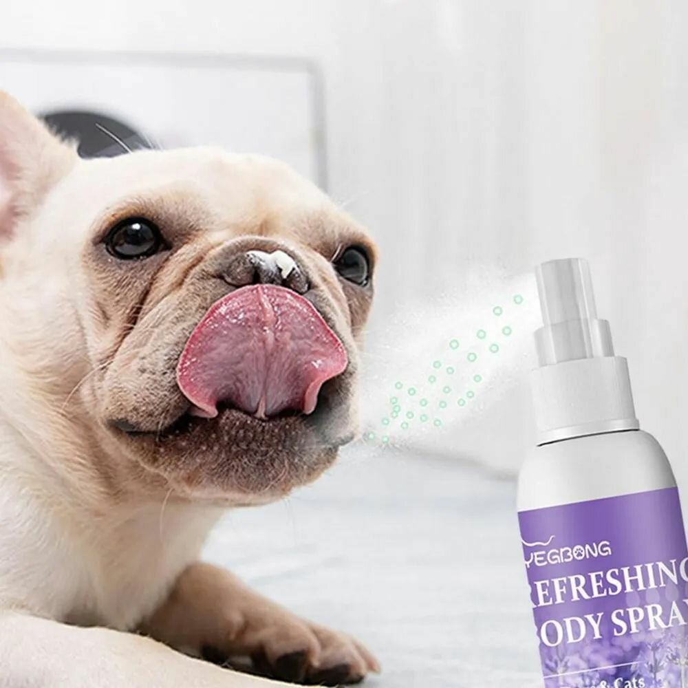 (1шт) Дезодорант-спрей для собак, кошек и домашних животных