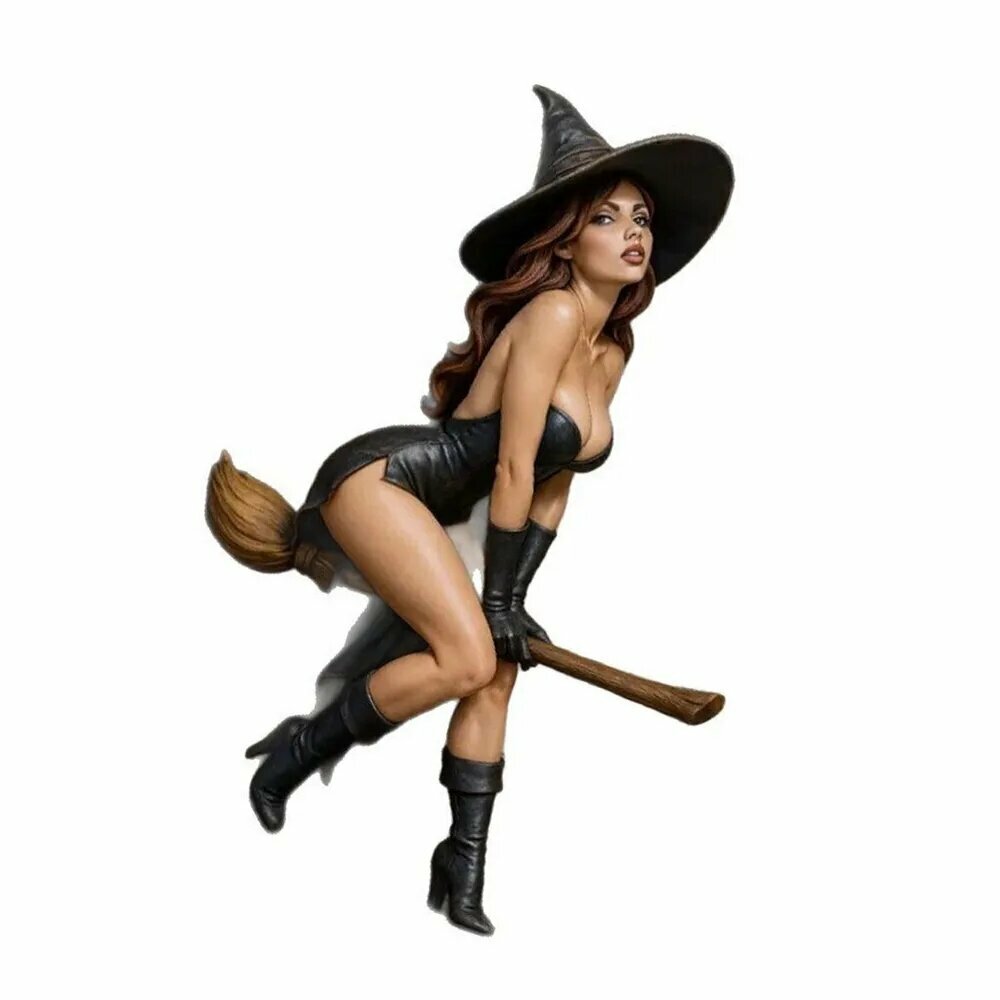 Фигурка, (1шт) волшебное украшение ведьмы с метлой