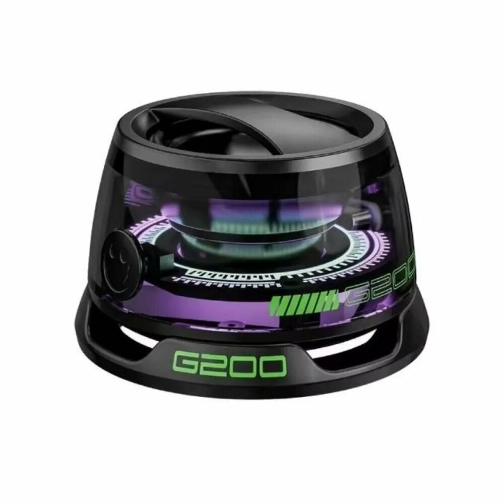 Колонка блютуз беспроводная, Магнитная колонка портативная, Bluetooth 5.3, С RGB-подсветкой