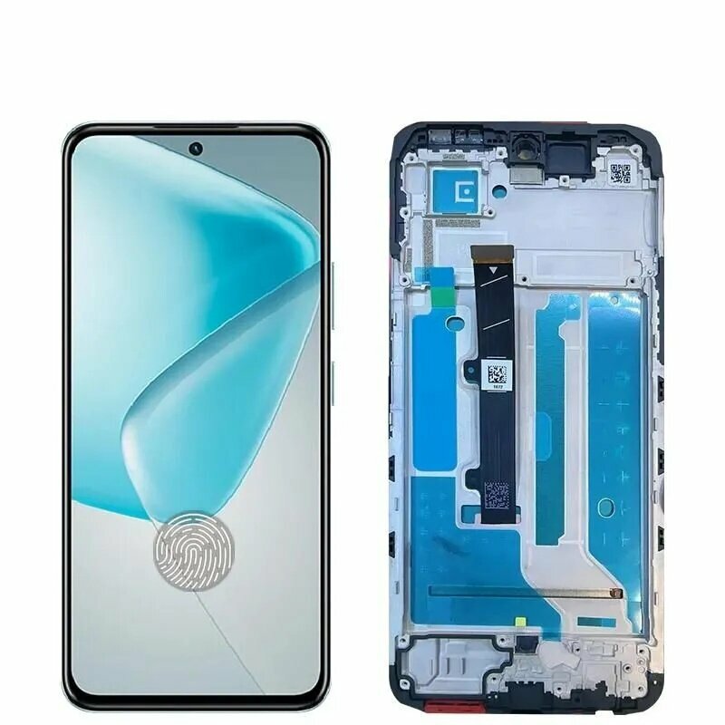 (AMOLED) Дисплей(экран) для Infinix Hot 50 Pro 4G X6881(инфиникс Хот 50 про) в сборе с тачскрином рамкой(Оригинал)