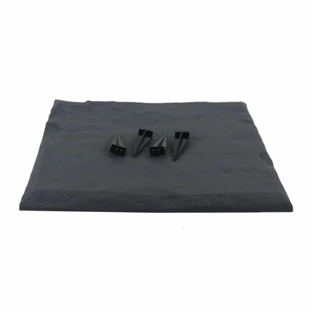 Плитка для садовых дорожек с устойчивостью к погодным условиям, Черный голубой - Квадратный