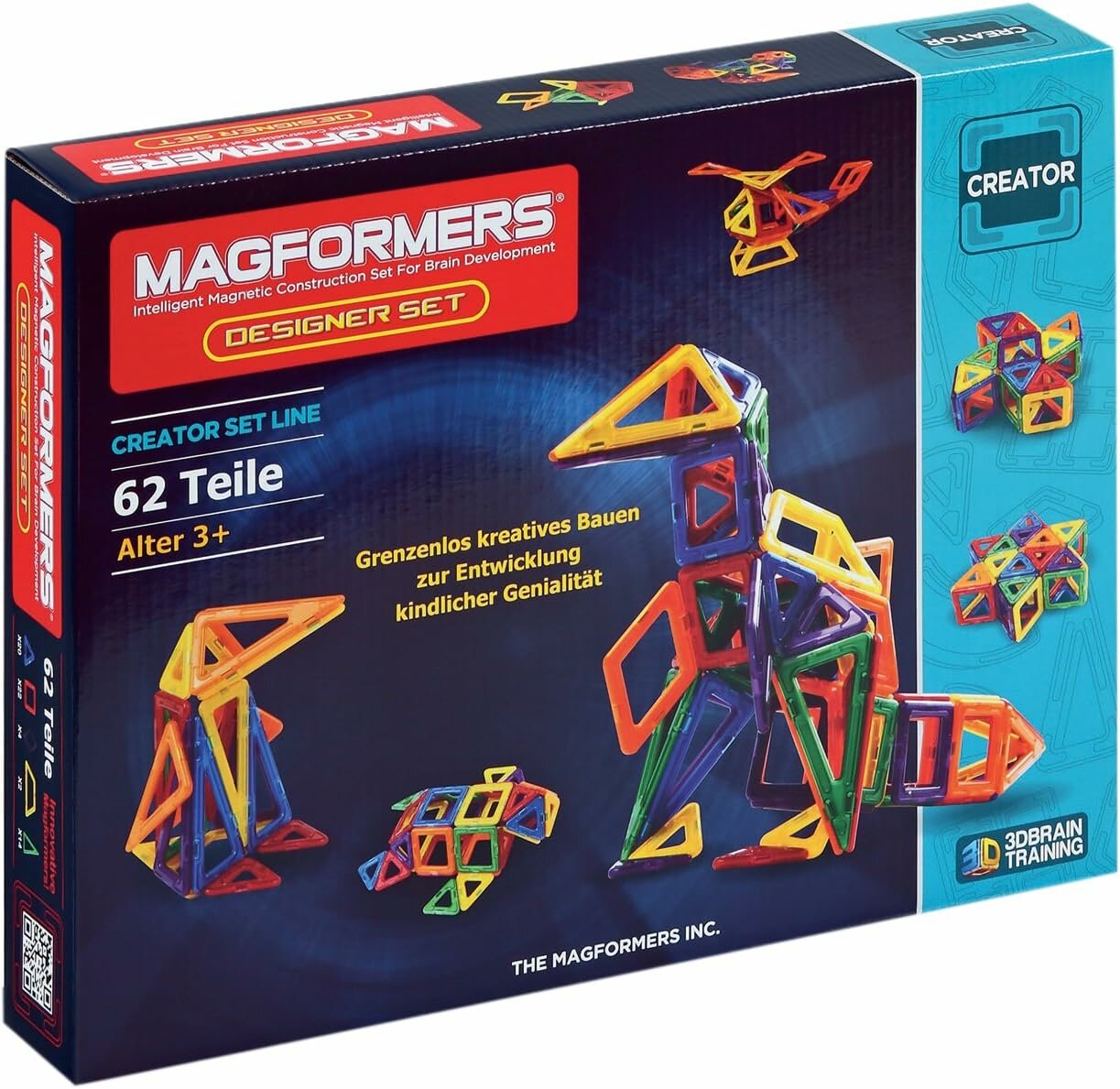 Конструктор Magformers Creator - Магнитный конструктор Designer, 62 детали - Магформеры 63081