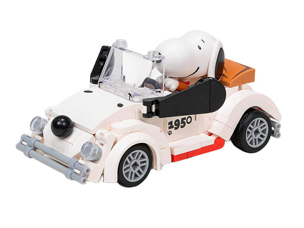Конструктор Pantasy Snoopy 86908 Конструктор Снупи: Поездка на родстере