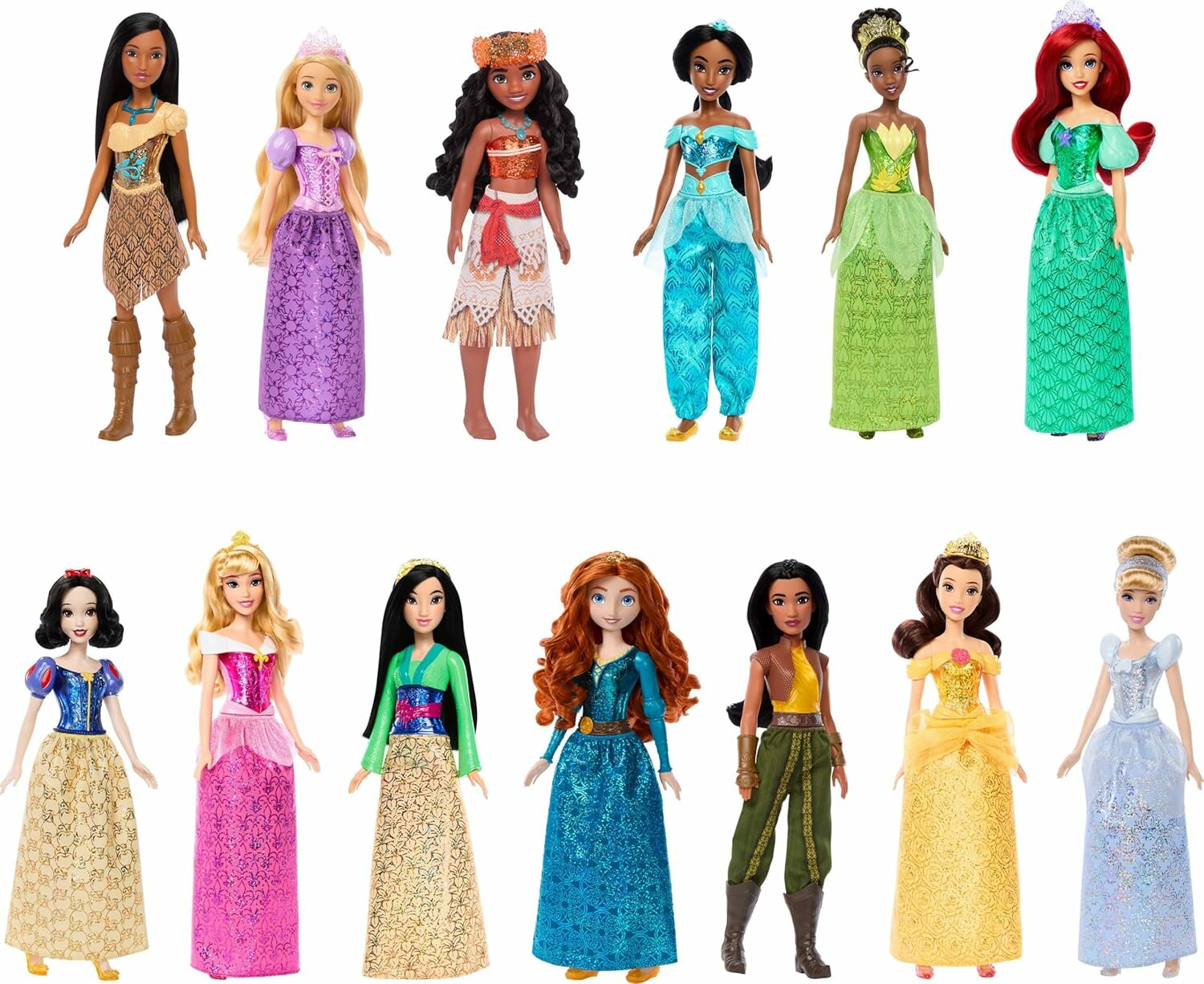 Коллекция кукол Mattel Disney Princess - Ultimate Princess Collection, большой набор из 13 кукол - JFC43