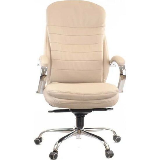 Кресло руководителя Everprof Valencia М экокожа бежевый