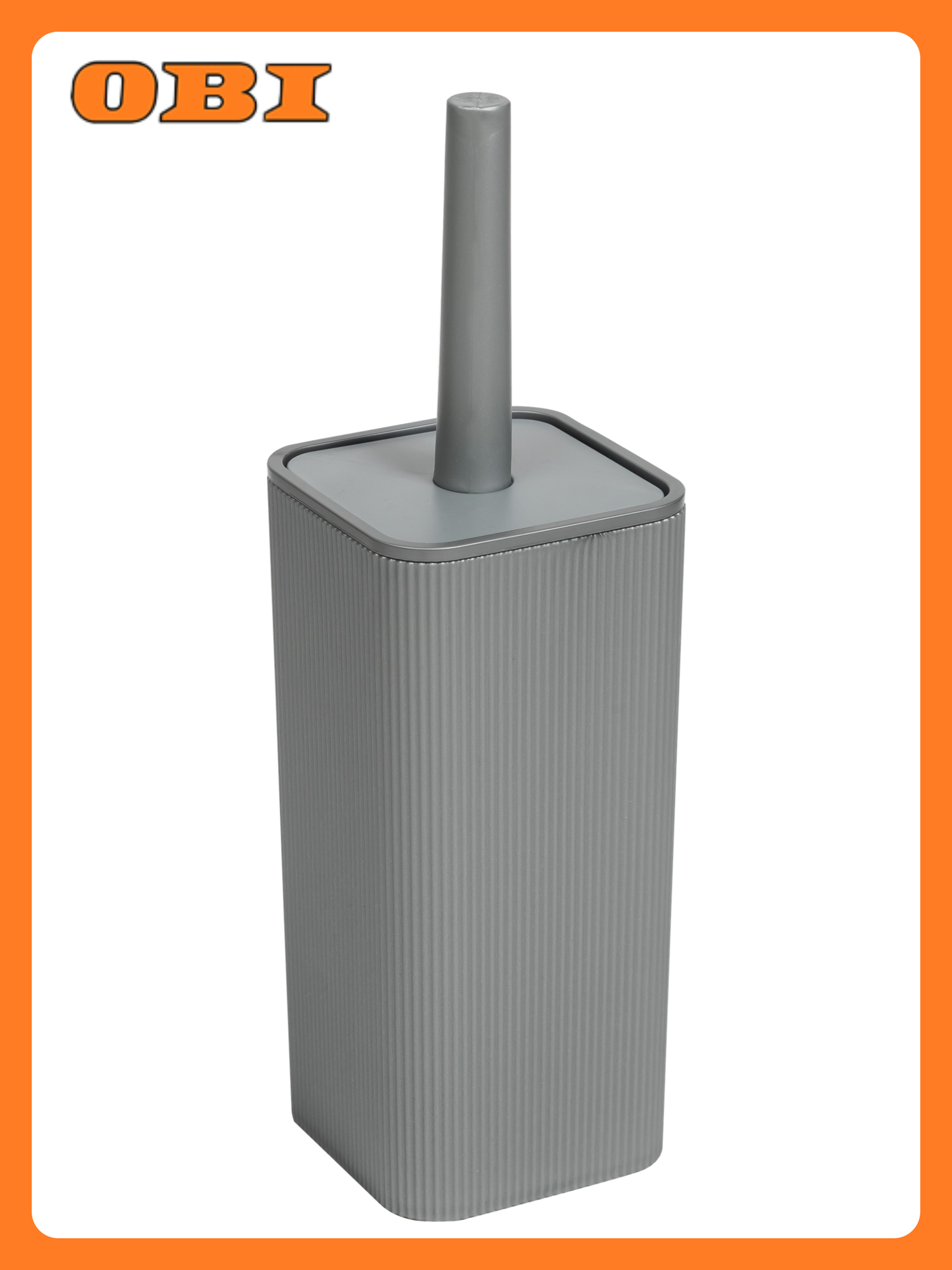 Ершик для унитаза Violet "РИФ", напольный, серый, пластик, 2 шт