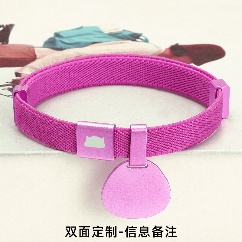 Кошачий ошейник против удушья и потери кошачьего бренда Домашние животные эластичные легкие безопасные кошачьи ошейники