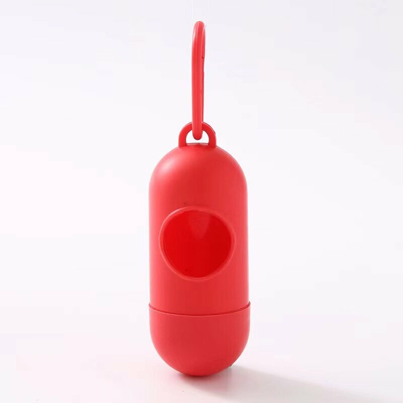 Оптовый диспенсер для пакетов для уборки за животными в форме таблетки, подвесной, для кошек и собак, пустой контейнер