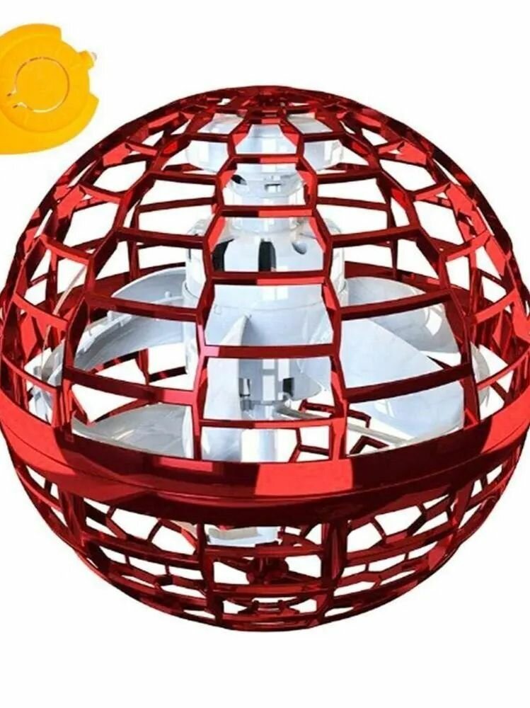 Летающий шар бумеранг от руки / светящийся