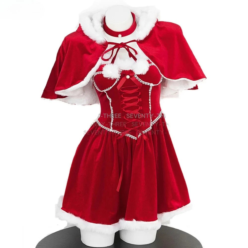 Рождественский костюм Красной Шапочки 02
