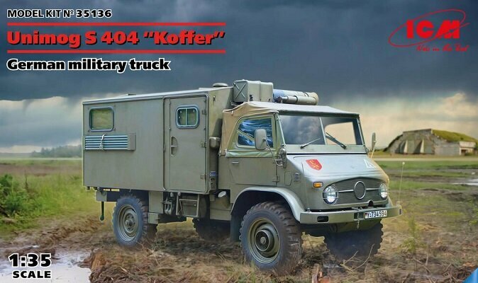 35136 ICM Автомобиль UNIMOG S 404 "Koffer" 1/35