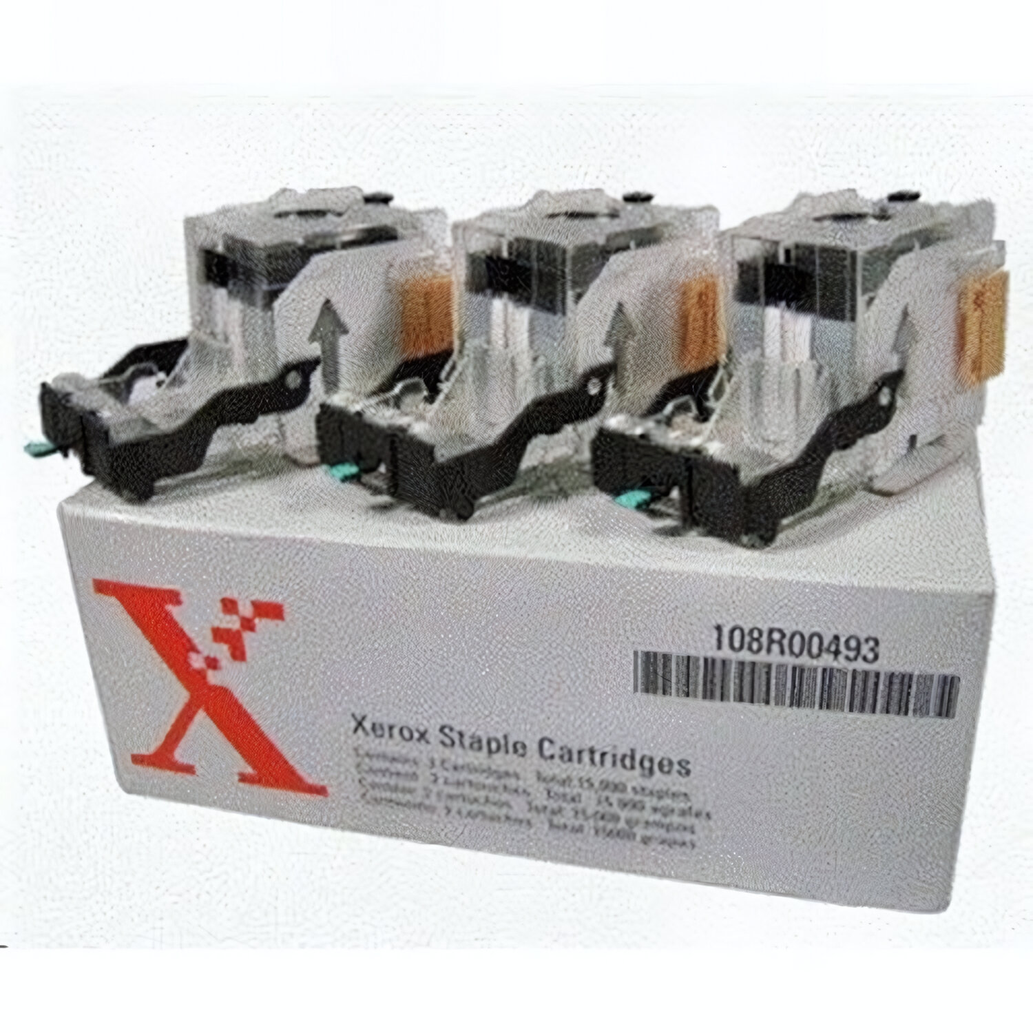 108R00493 Скрепки Xerox для DC 535/45/55/WCP 35/45/55/165/175/232/238/245/255/265/275 набор 3 картриджа по 5000 скрепок