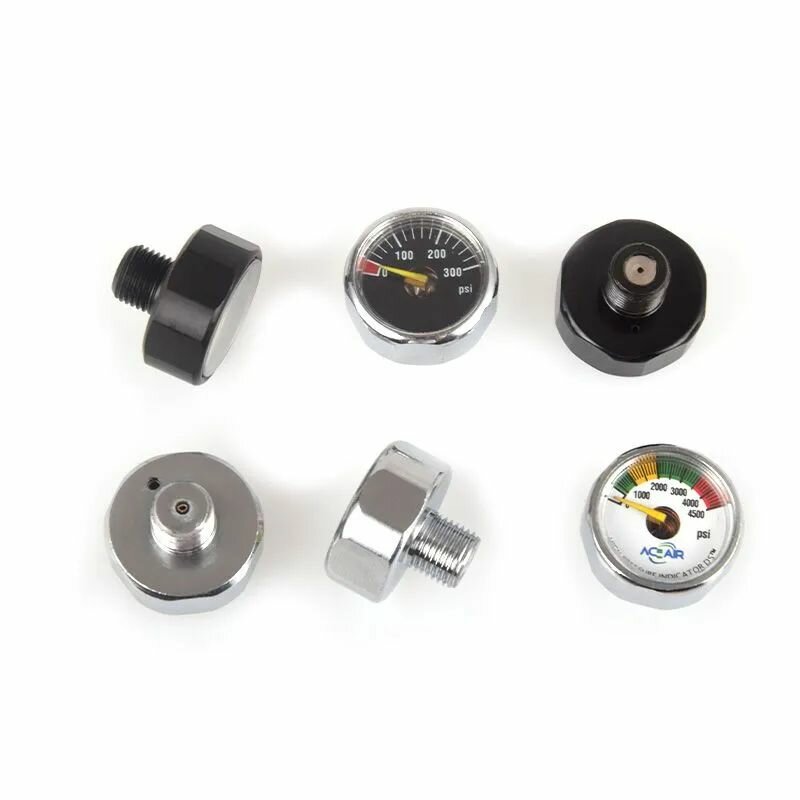 Манометр PCP Mini 350BAR 1/8 л. с. Аксессуары для дайвинга и пейнтбола
