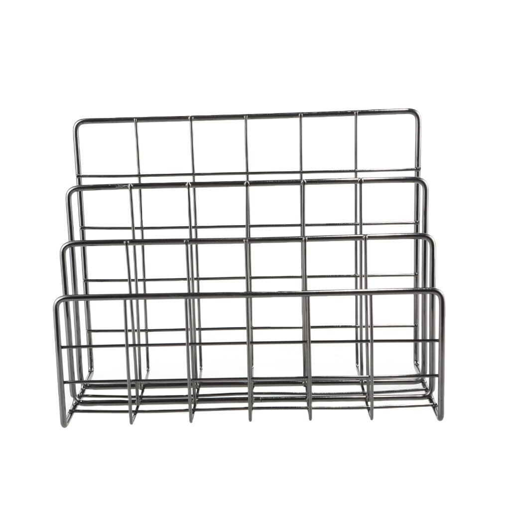 Многофункциональный Органайзер Из Металлической Сетки, Держатель Для Журналов, Стеллаж Для Книжных Магазинов