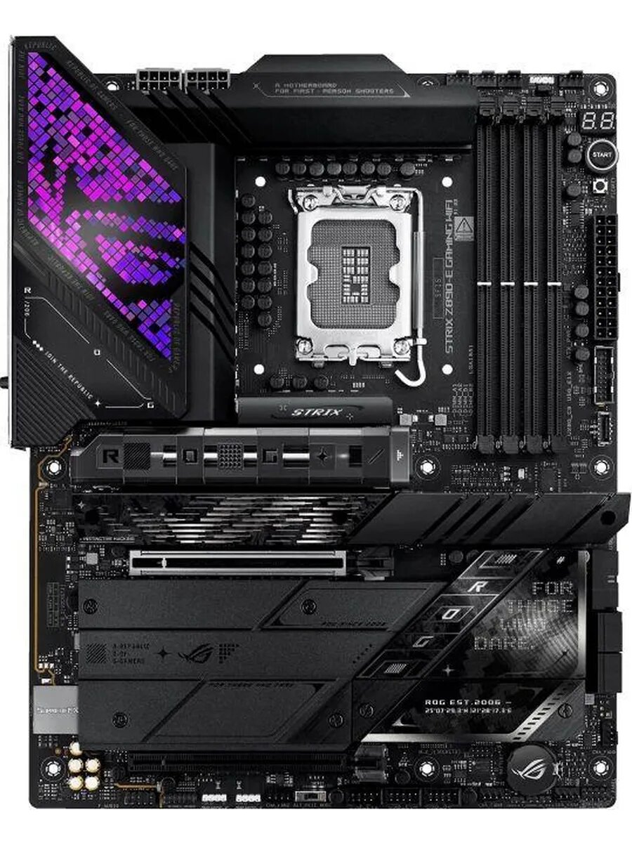 Материнская плата Asus ROG STRIX Z890-E GAMING WIFI (90MB1IM0-M0EAY0) черный, Intel Z890, LGA 1851