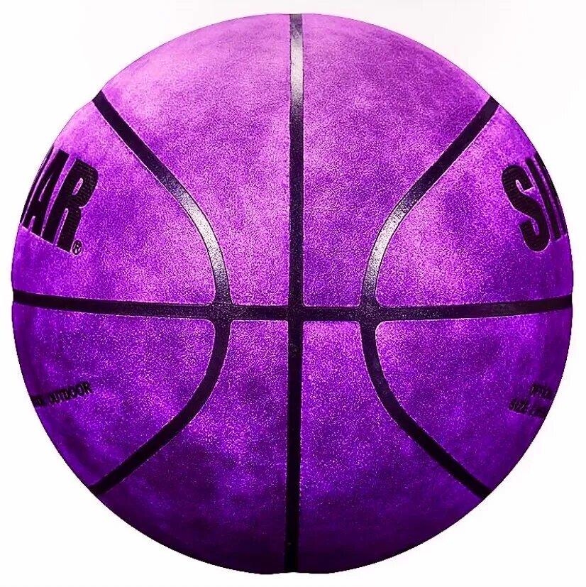 Мяч баскетбольный, 6 размер, фиолетовый