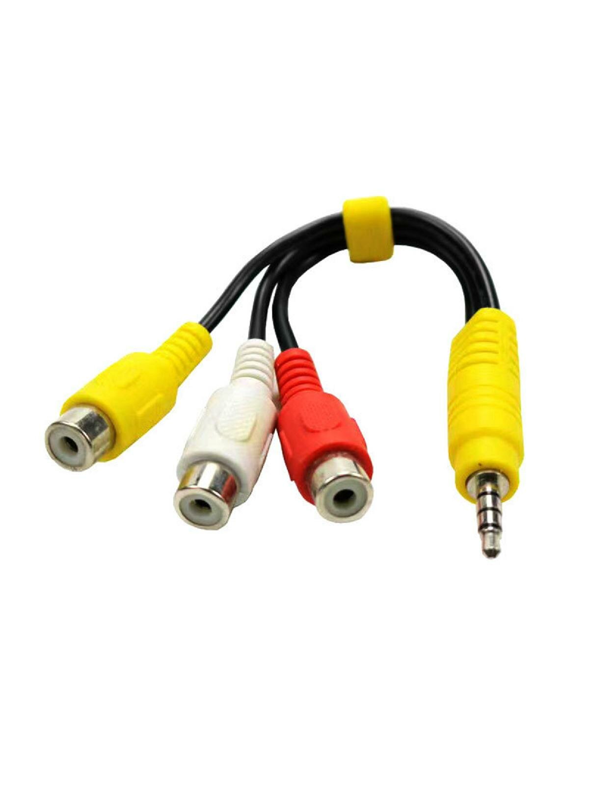 3,5-мм одноточечный трехканальный видеокабель AV