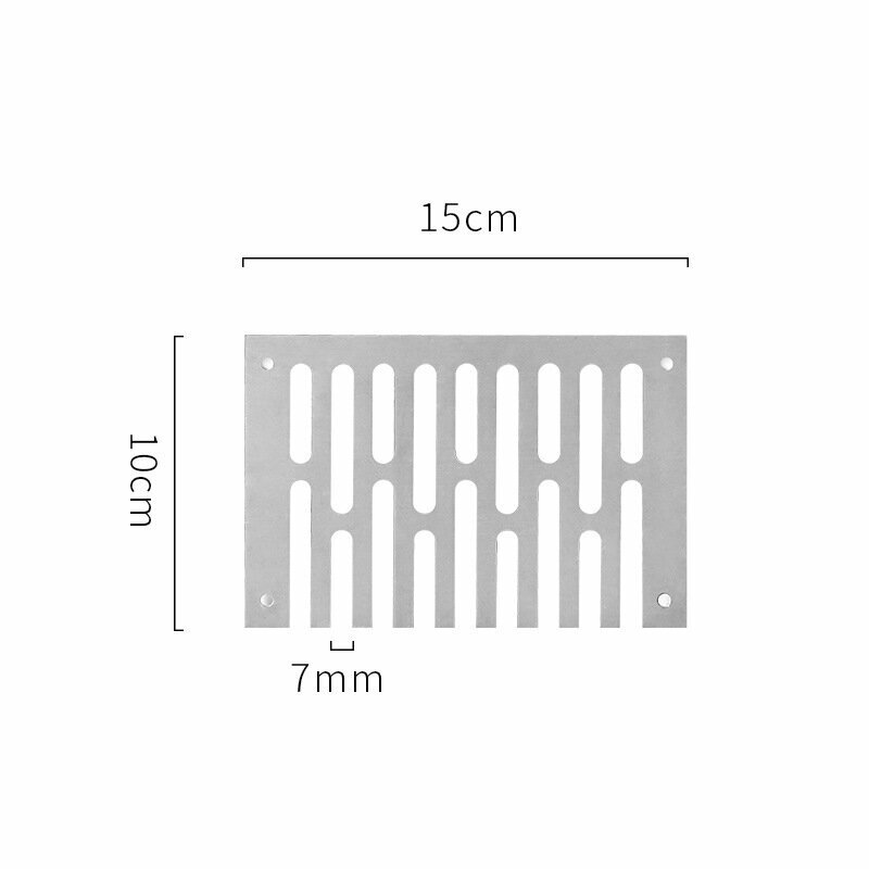 Система дренажа для террасы, боковой дренажный фильтр для балкона, сетка для дренажа в ванной, угловая решетка для блокировки воды на боковой стене