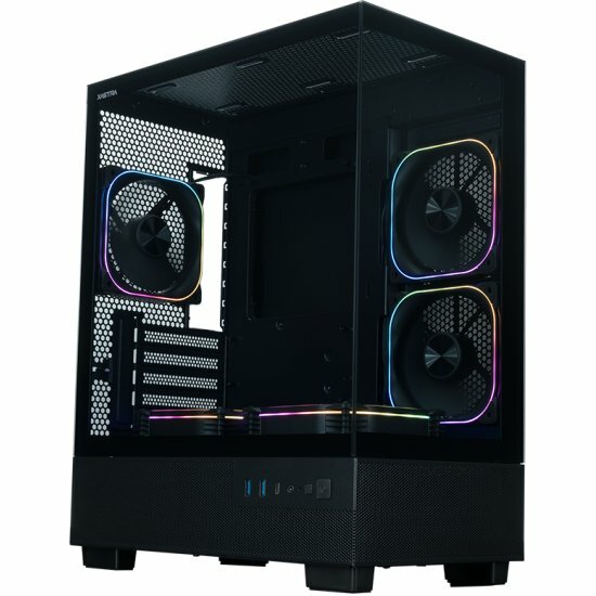 Корпус Xastra Q400M 5ARGB-FG-C6-UC, черный
