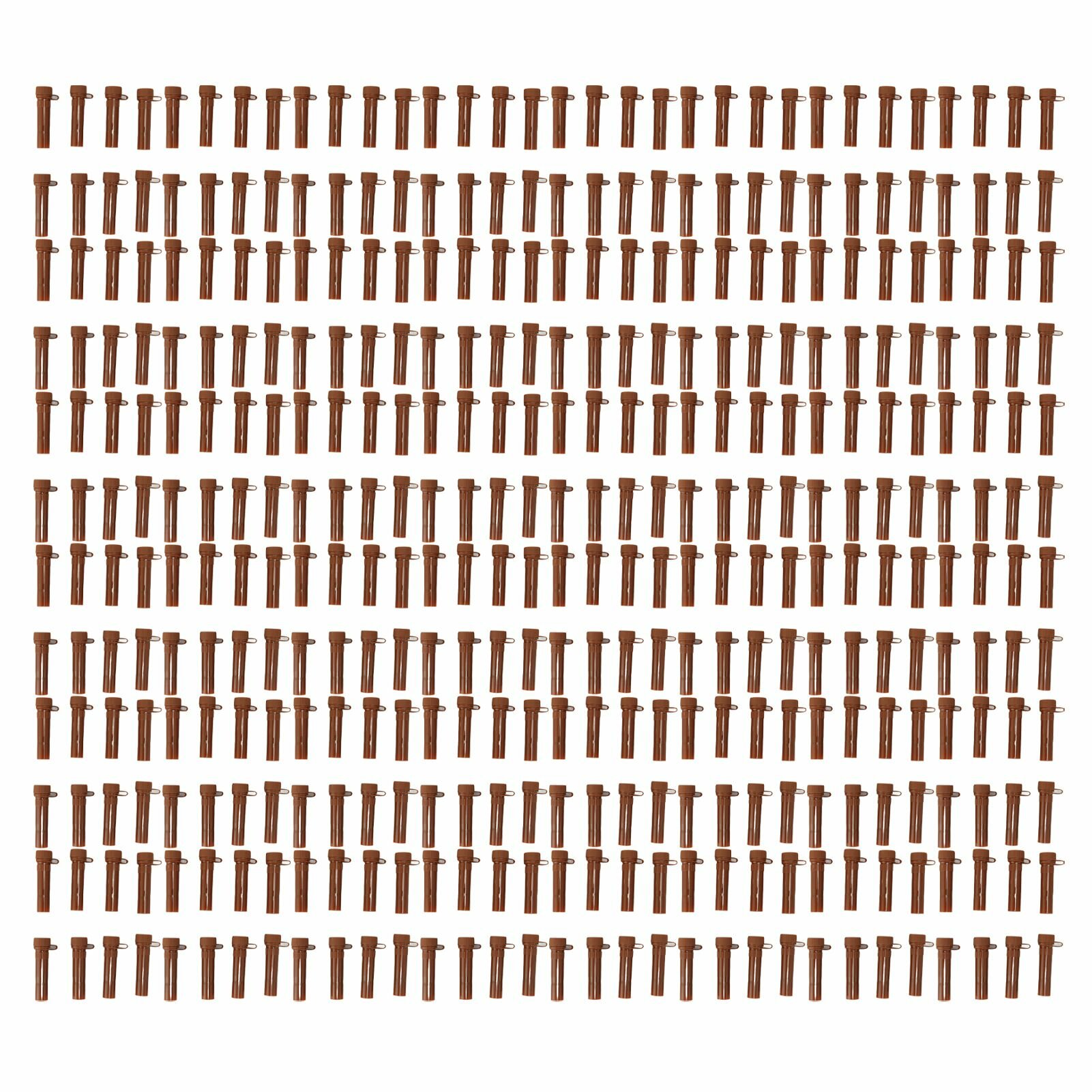 500 микроцентрифужных пробирок 1,5 мл, прозрачные, с крышкой, коричневые