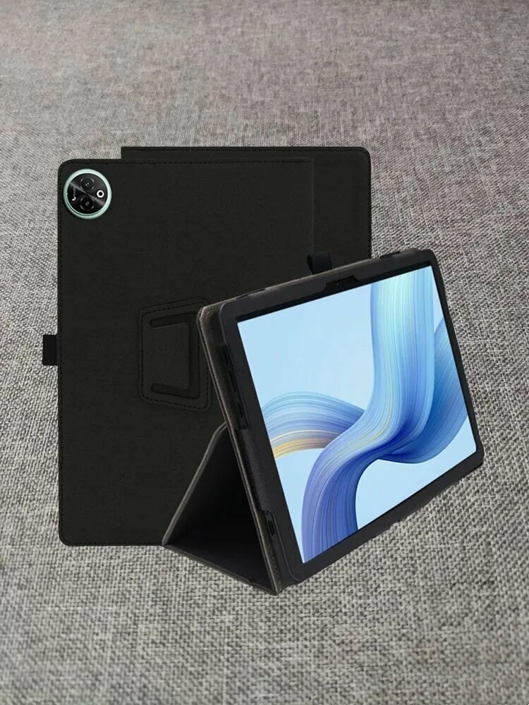 Чехол на планшет Doogee Tab E3 Max,14 дюйма, текстура кожи, сверхлегкий, черный