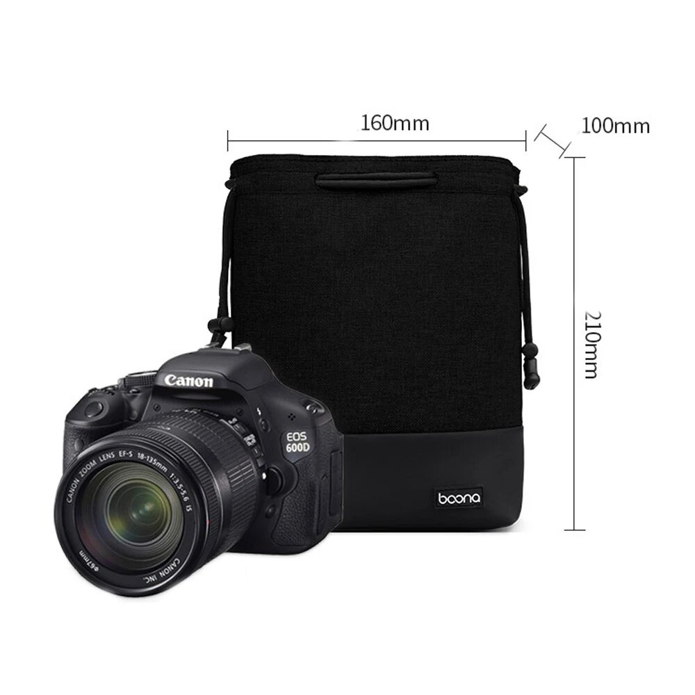 Сумка для фотоаппарата BOONA, Medium Black