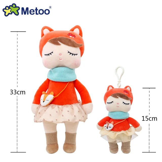 Мягкие игрушки и куклы Metoo Forest Animal: кукла-единорог Анжела, плюшевый кролик, милая лиса, мягкая кукла-компаньон, декоративная игрушка