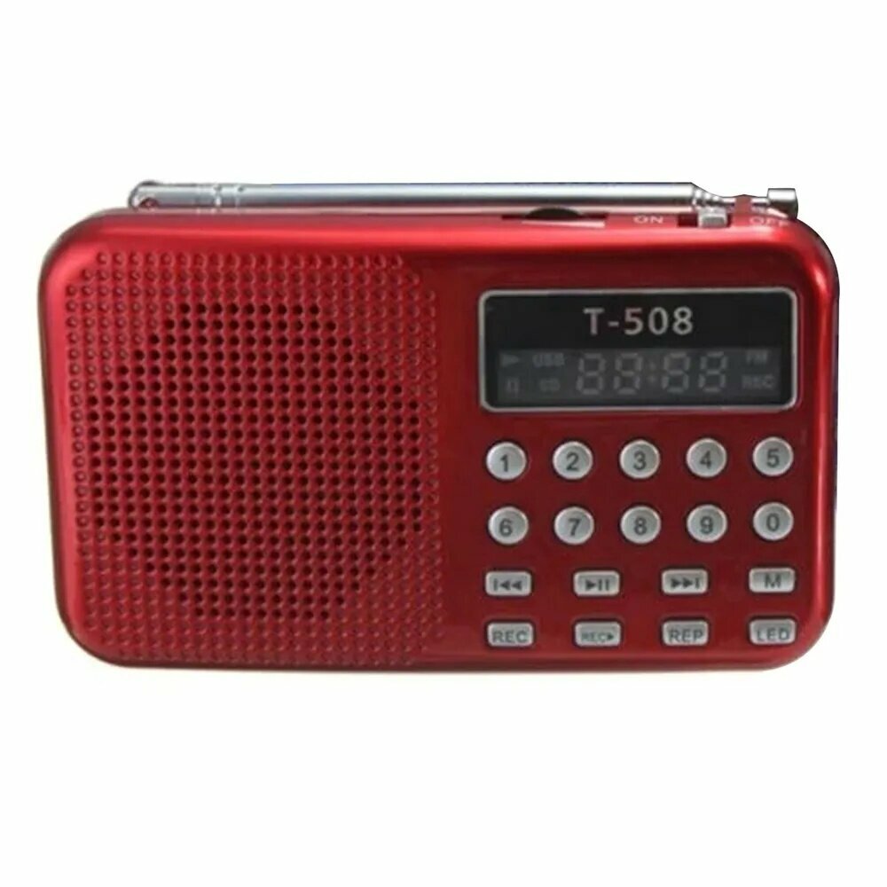 FM-приемник T508 c поддержкой USB и TF-карты для MP3-плеера