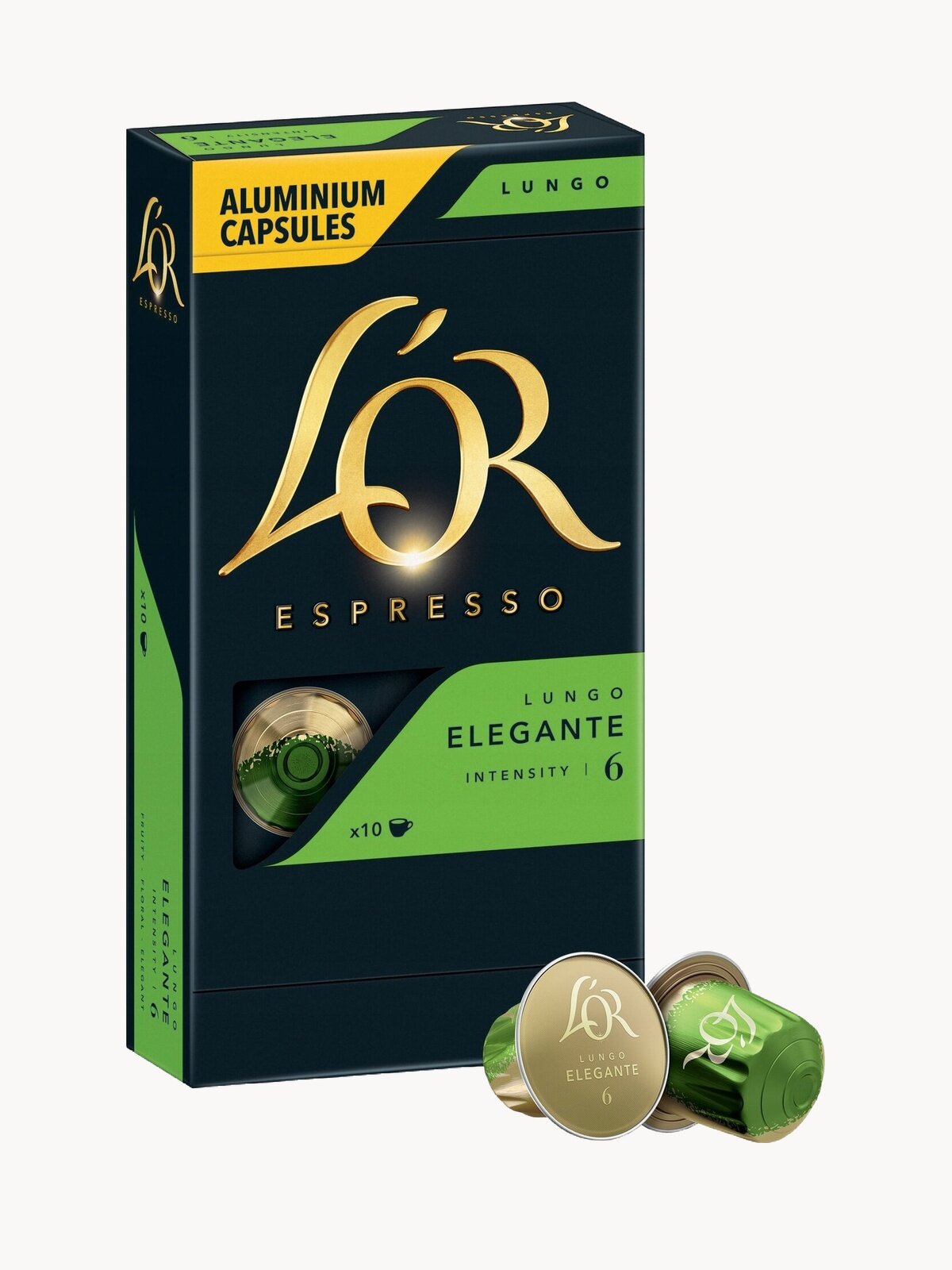 Кофе в капсулах L'OR Espresso Lungo Elegante, 10 шт