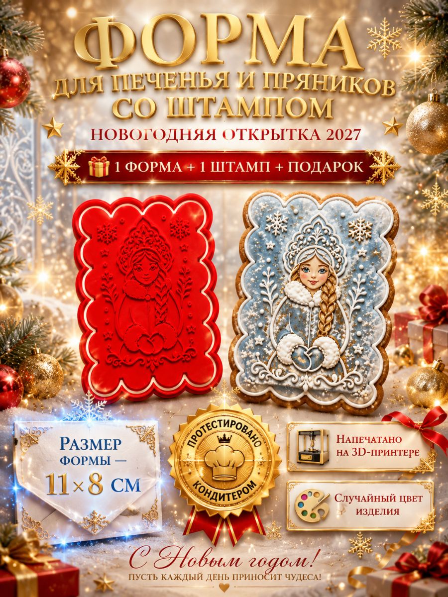 Формочка для выпечки печенья и пряников рамка