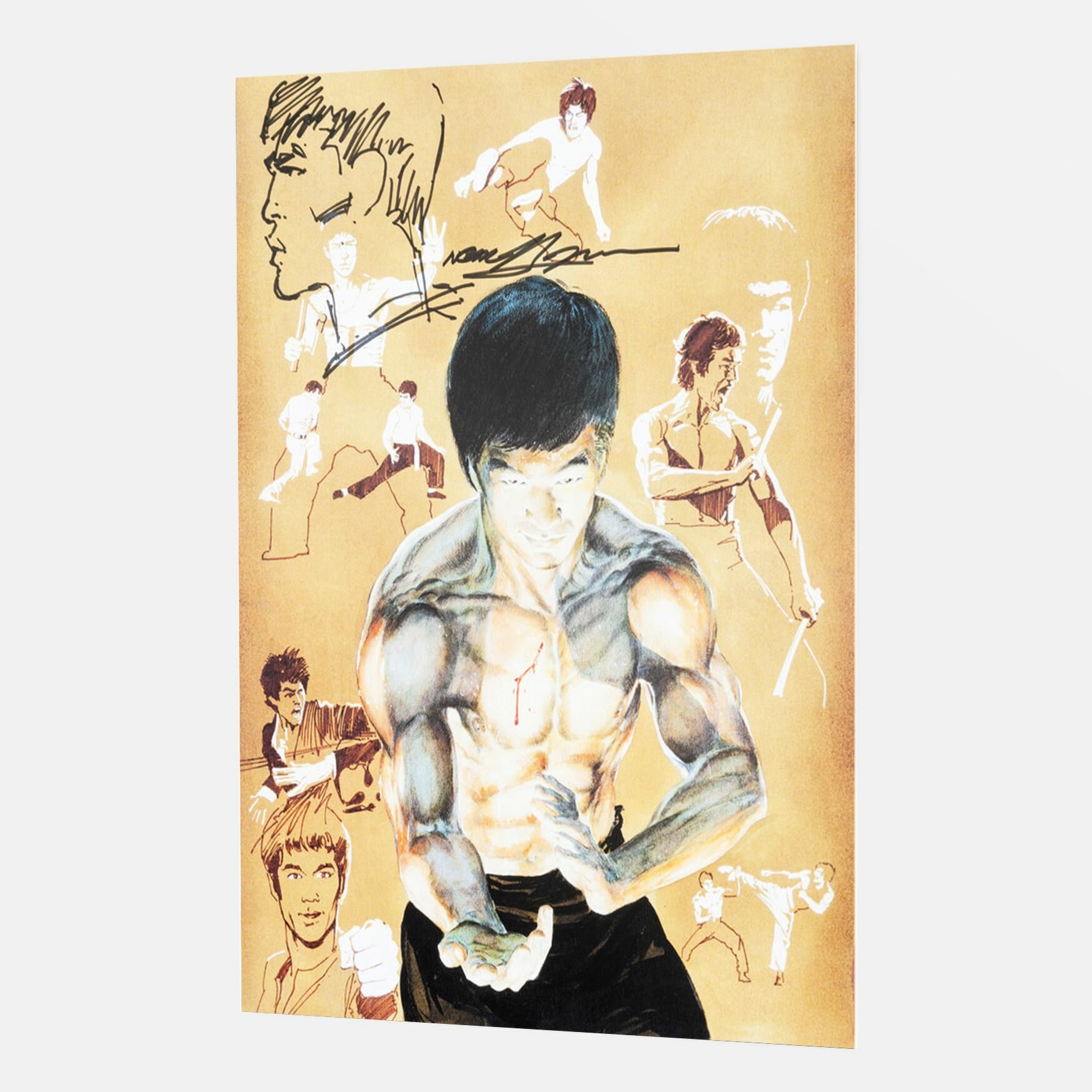 Интерьeрный постер (плакат на стену) Брюс Ли - Брюс Ли - 40x60 см. - от Poster4me