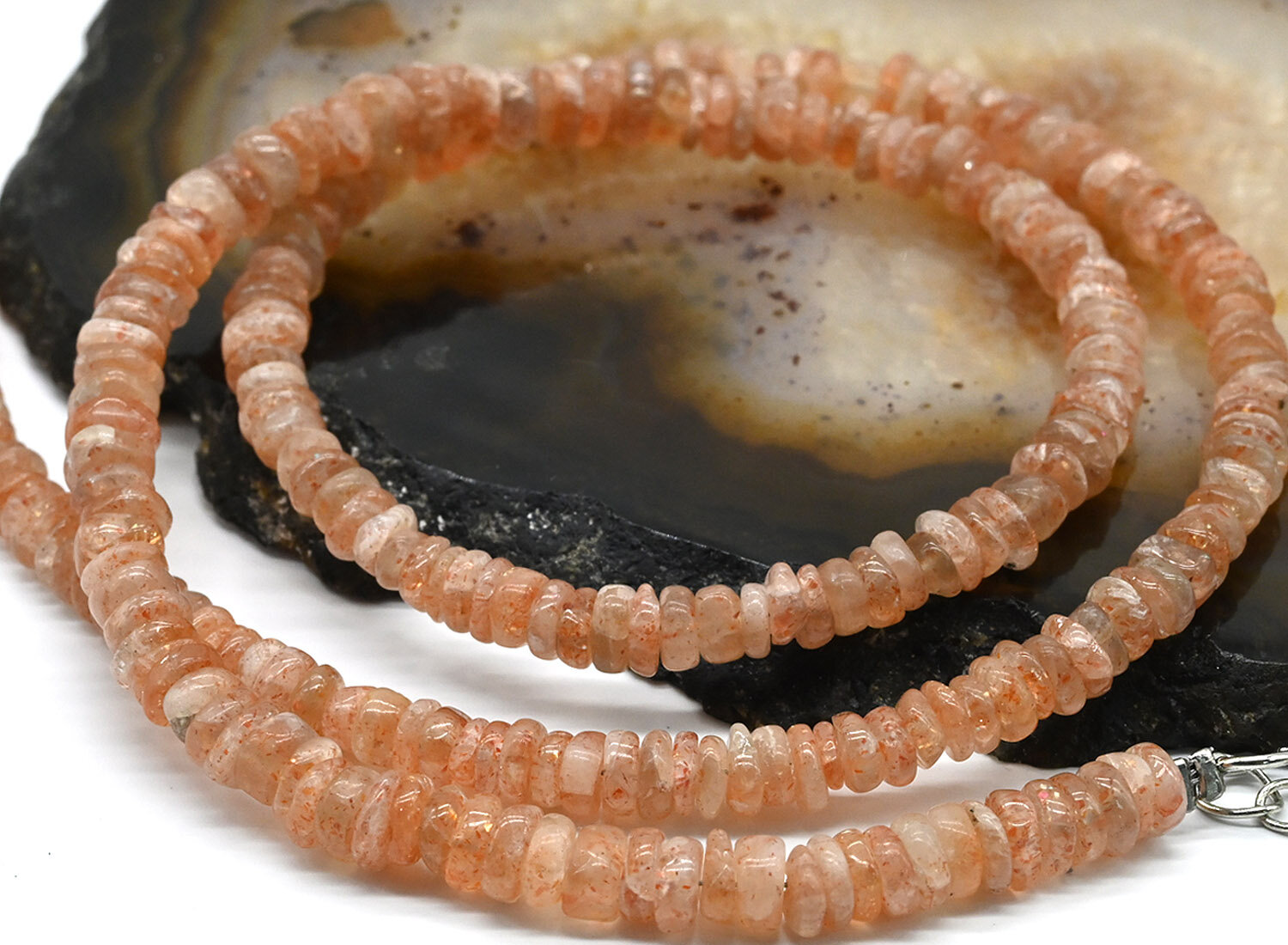 Бусы, гелиодор