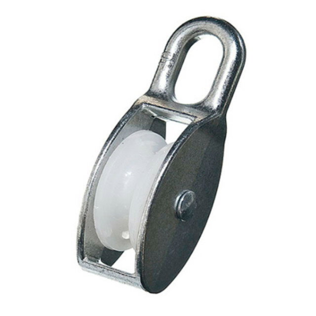 Tech-Krep блок для троса одинарный 40 мм 1 шт для монтажа тросовых систем и крепления