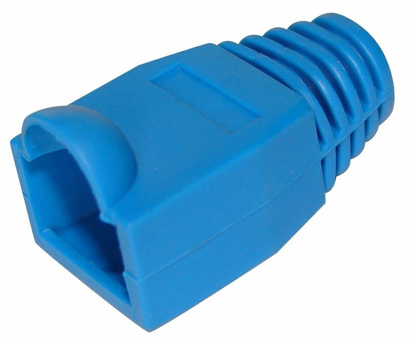 Колпачок изолирующий для разъемов RJ-45, синий REXANT 100 шт арт. 05-1209