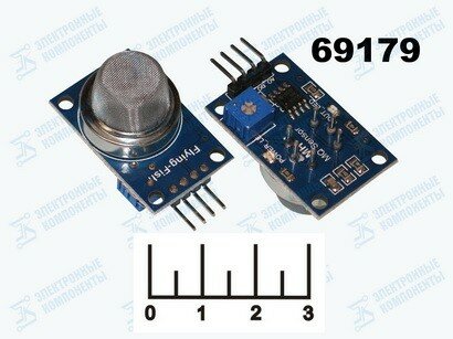 Радиоконструктор Arduino датчик угарного газа на плате MQ-9