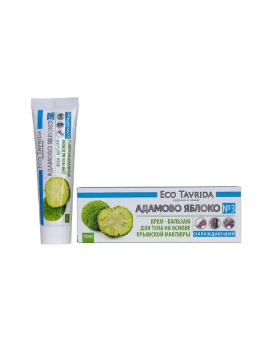 Крем-бальзам для тела Охлаждающий на основе Крымской маклюры