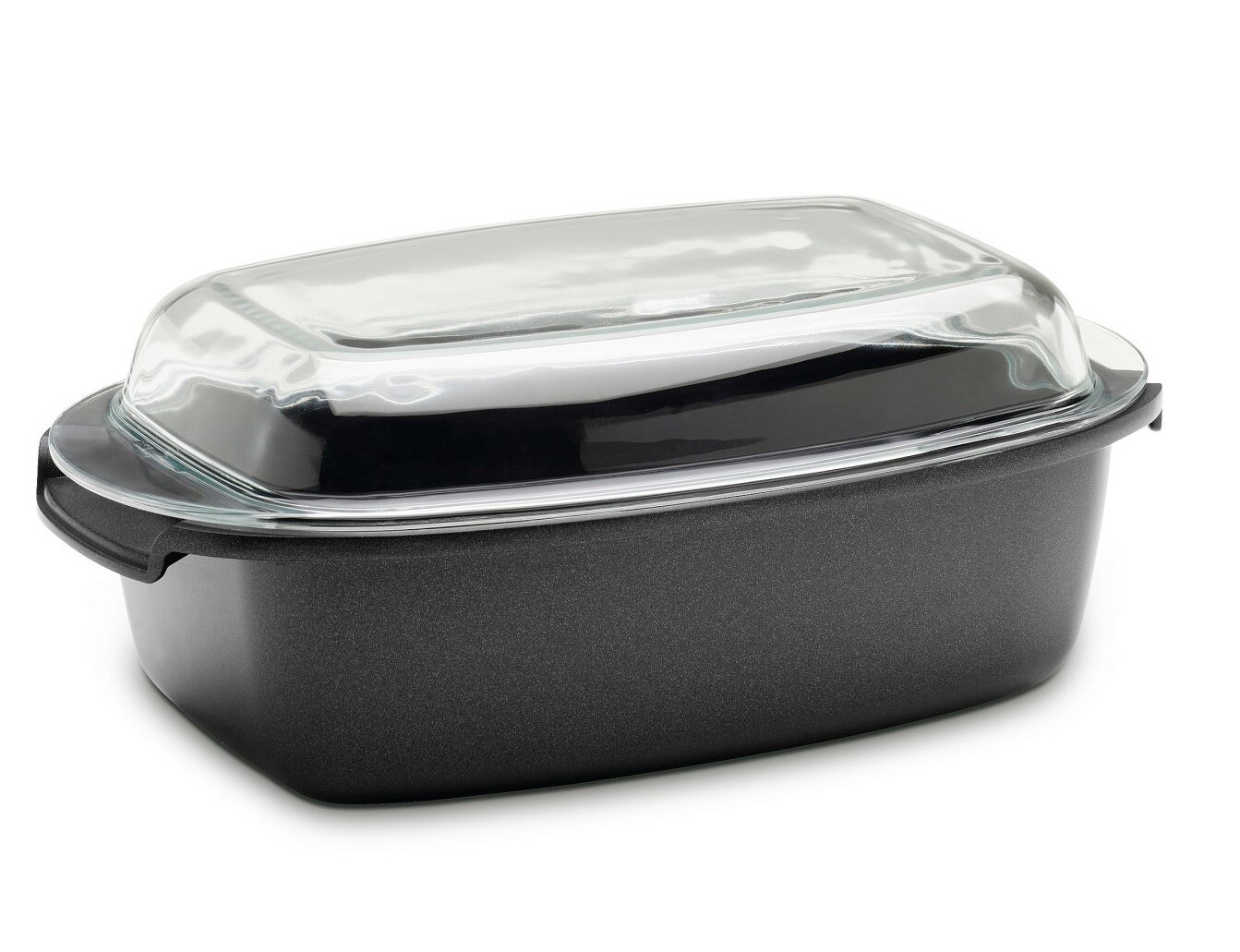 Ростер со стеклянной крышкой Berndes TITANUM SPECIAL EDITION 33 x 21см (095964)