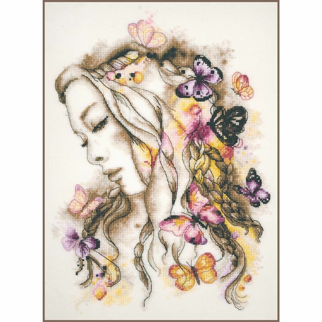 PN-0202262 Набор для вышивания крестиком "Мадам Баттерфляй"