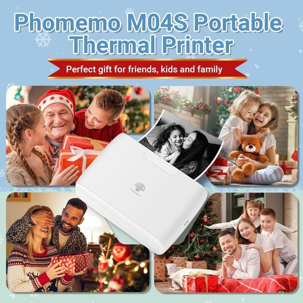 Phomemo Bluetooth Мини Бесцветный Термопринтер — фото 1
