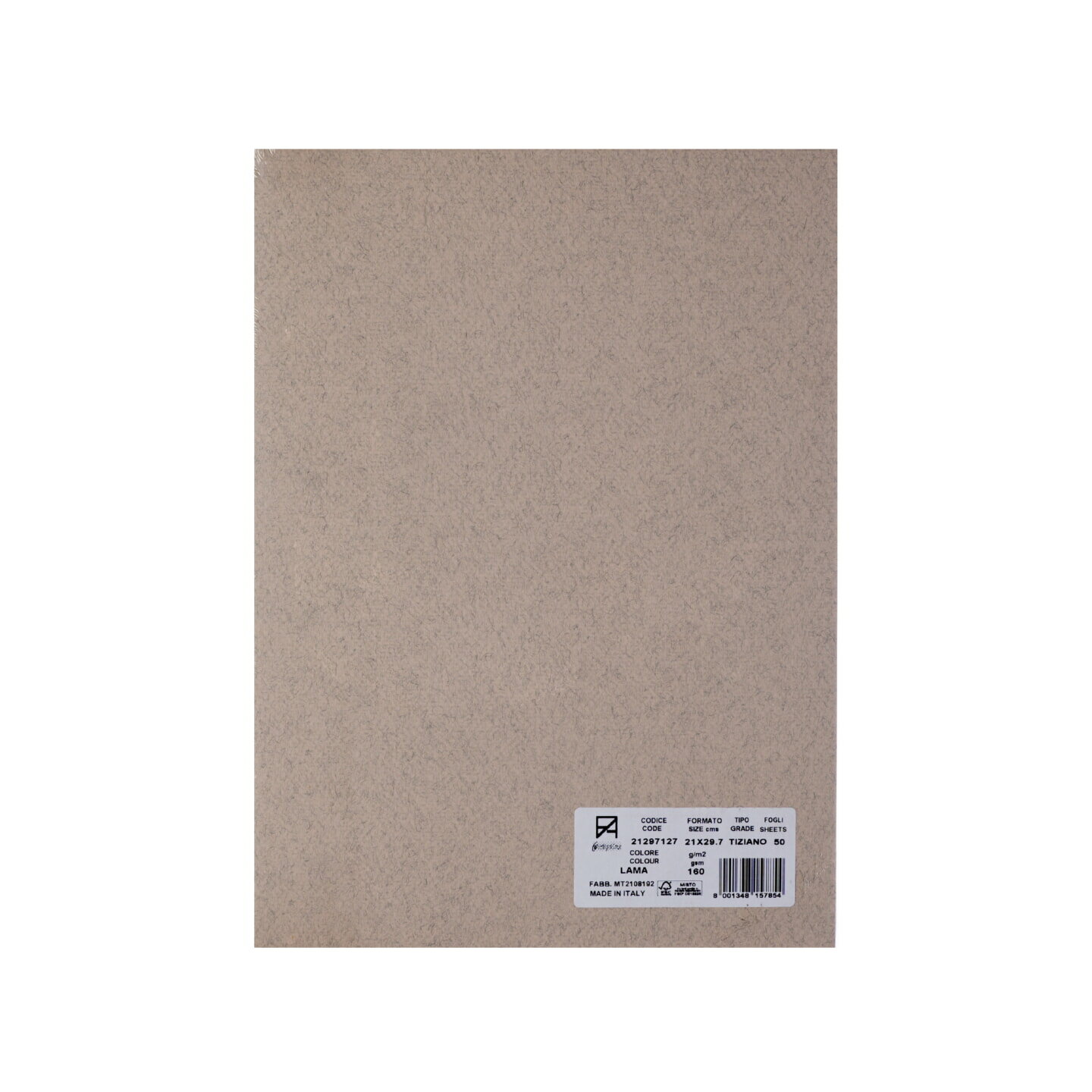 Бумага для пастели TIZIANO 160г/кв. м (А4) 210х297мм цв.№27 лама