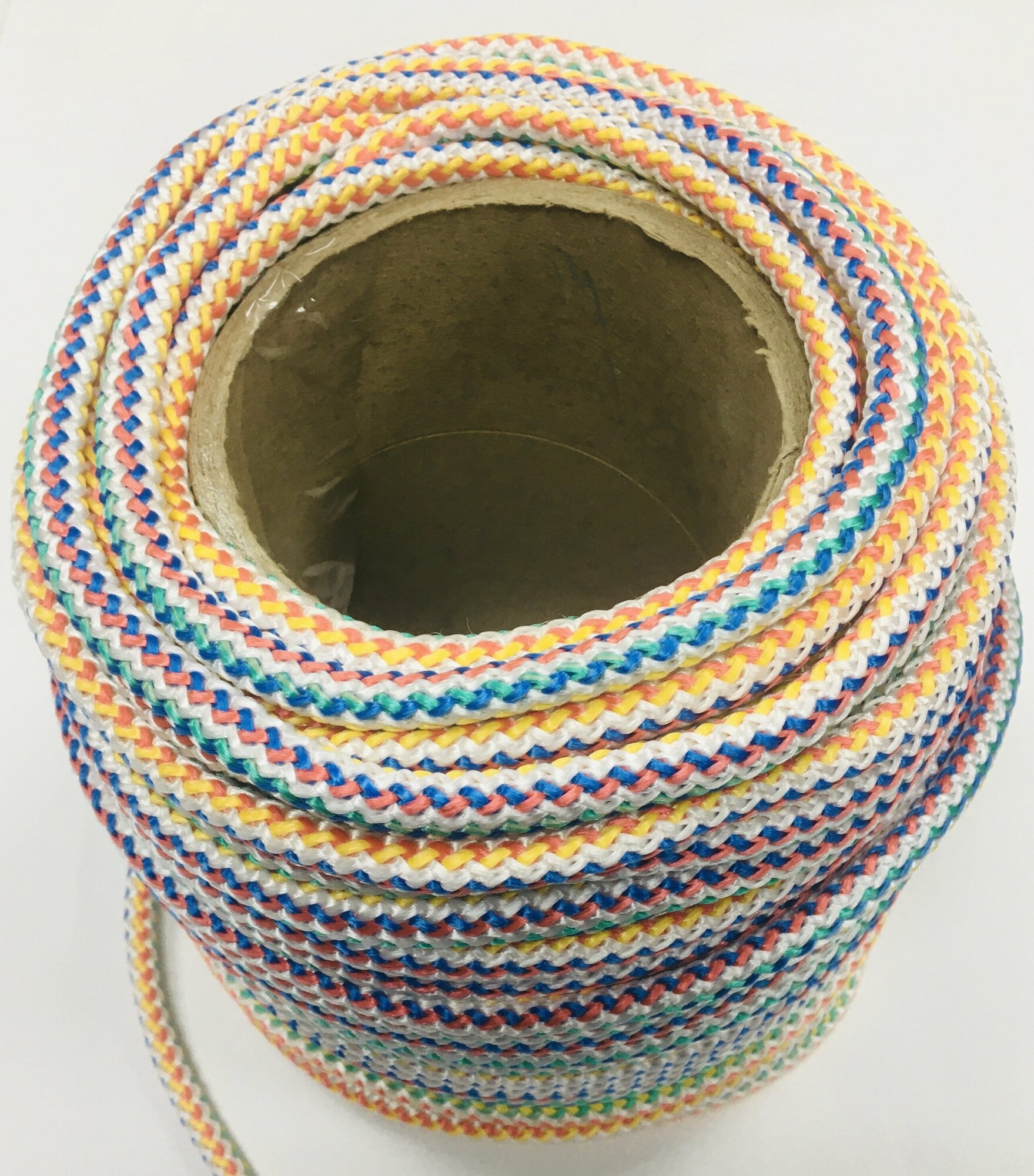 Шнур хозяйственный / веревка / d 8 мм длина 60 м цветной полипропиленовый пр-во Беларусь (420 кгс на разрыв) прочный легкий ДомовоД ШХЦ8-60