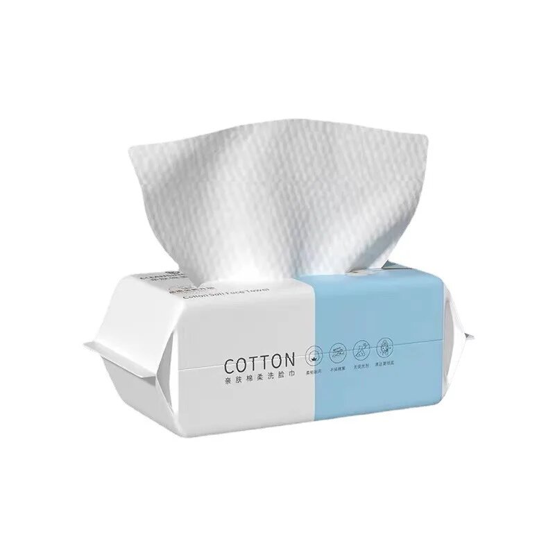 Очень толстые одноразовые полотенца для лица — нежные и впитывающие хлопковые салфетки для снятия макияжа