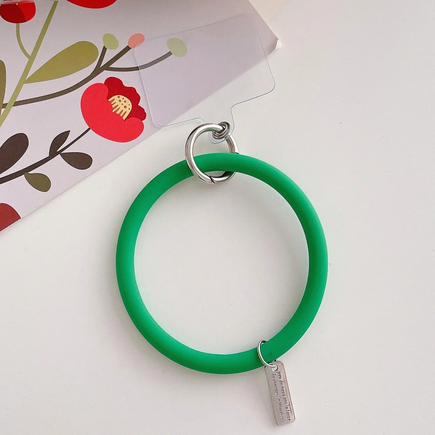 1 шт, Универсальный брелок-кольцо для iPhone, Xiaomi, Samsung Translucent green